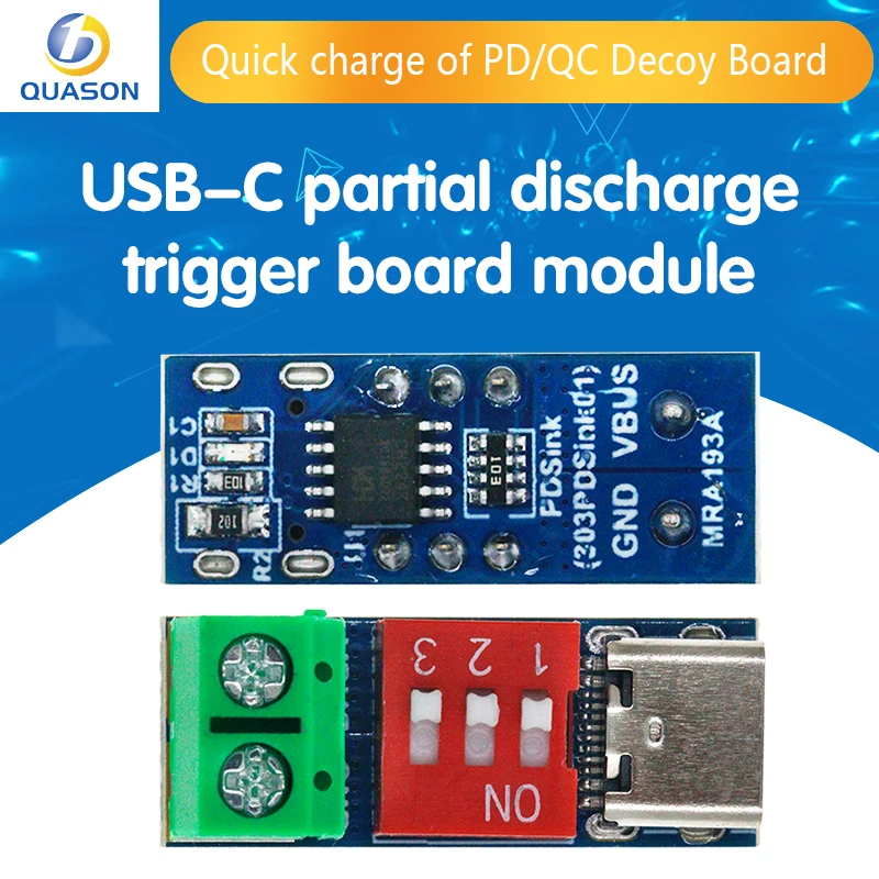 USB-C-PD-Trigger-Board-Module-PD-QC-Decoy-Board-ricarica-rapida-USB ...