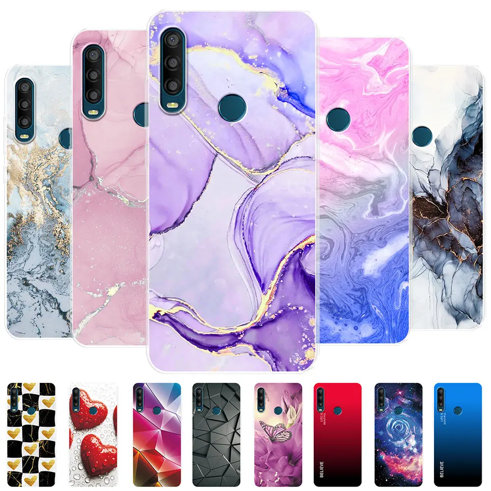 Funda transparente de silicona para teléfono, carcasa de TPU suave para ...