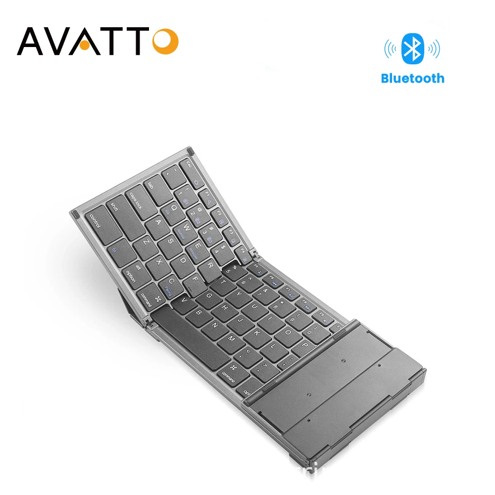 AVATTO-Multi-System-Universal-Folding-Keyboard-With-Touch-Pad-Tablet ...