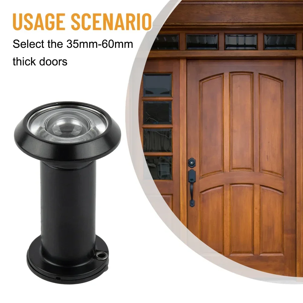180-200 Degree Wide Viewing Angle Door Peephole Viewer Wide Angle Eye ...