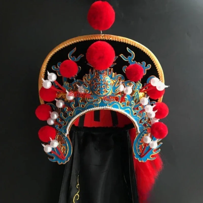 Props Sichuan opera face-changing helmet hat helmet stage performance ...