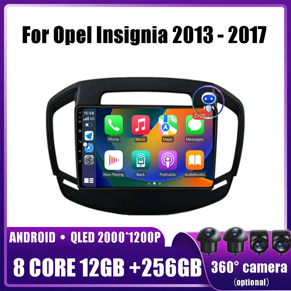 For-Opel-Insignia-2013-2017-Car-Android-14-Multimedia-Head-Unit-Stereo ...