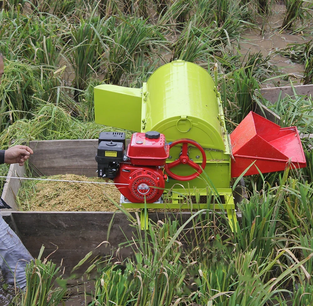 Farm Wholesale Rice Thresher Machine Paddy Mini Rice Thresher Paddy ...