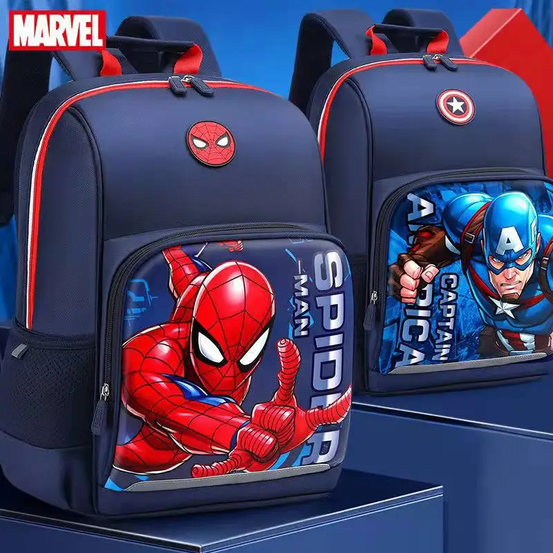 Disney Marvel Children Backpack Large Capacity Superhero Cartoon Boys ...
