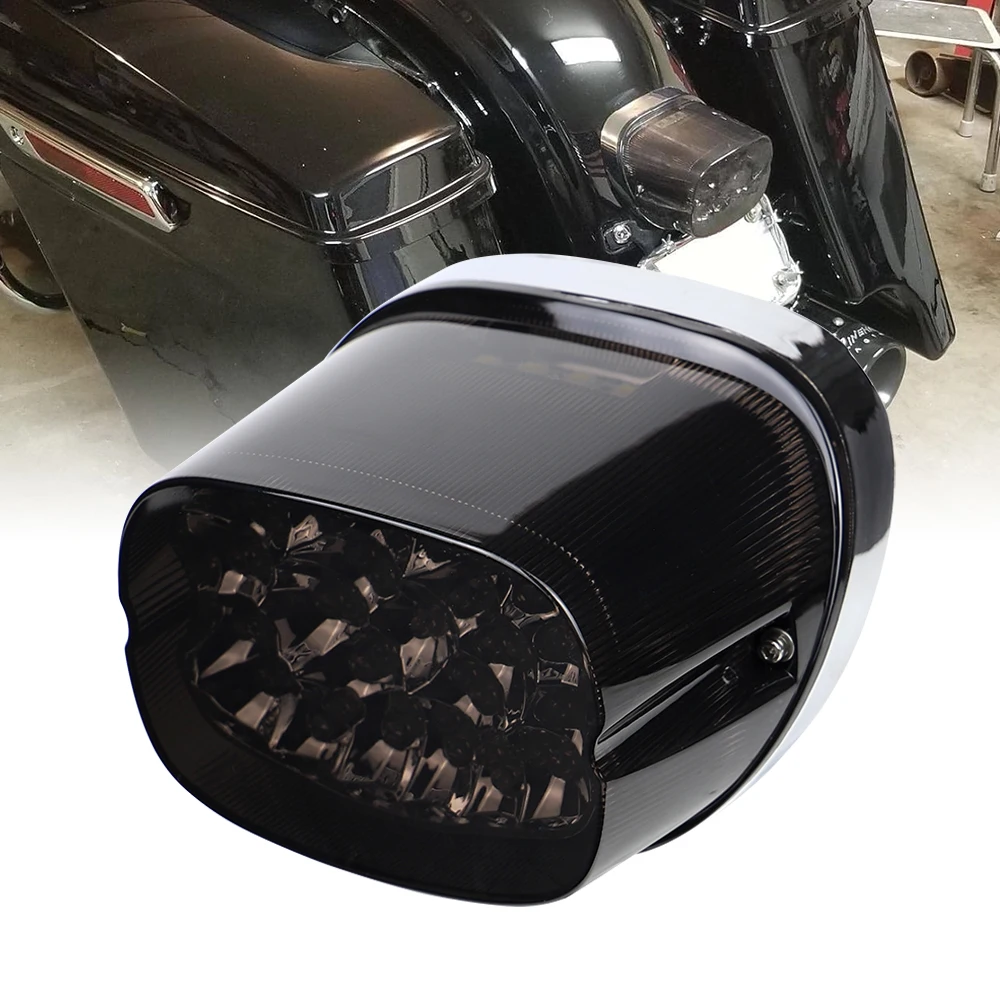 LED Brake Tail Light Turn Signal Light for Dyna Road King Electra Glide ...