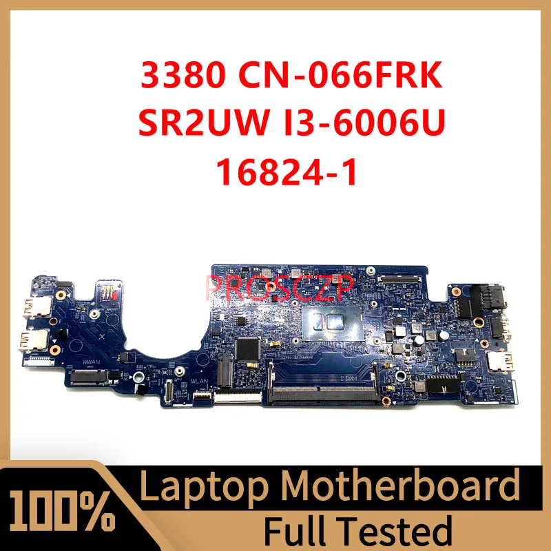 CN-066FRK 066FRK 66FRK Mainboard For DELL 3380 Latitude Laptop ...