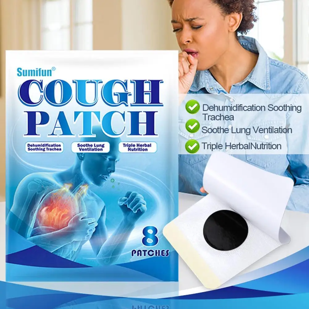 8pcs-Cough-Patch-Asthma-Cold-Sore-Throat-Pneumonia-Chinese-Herbal ...