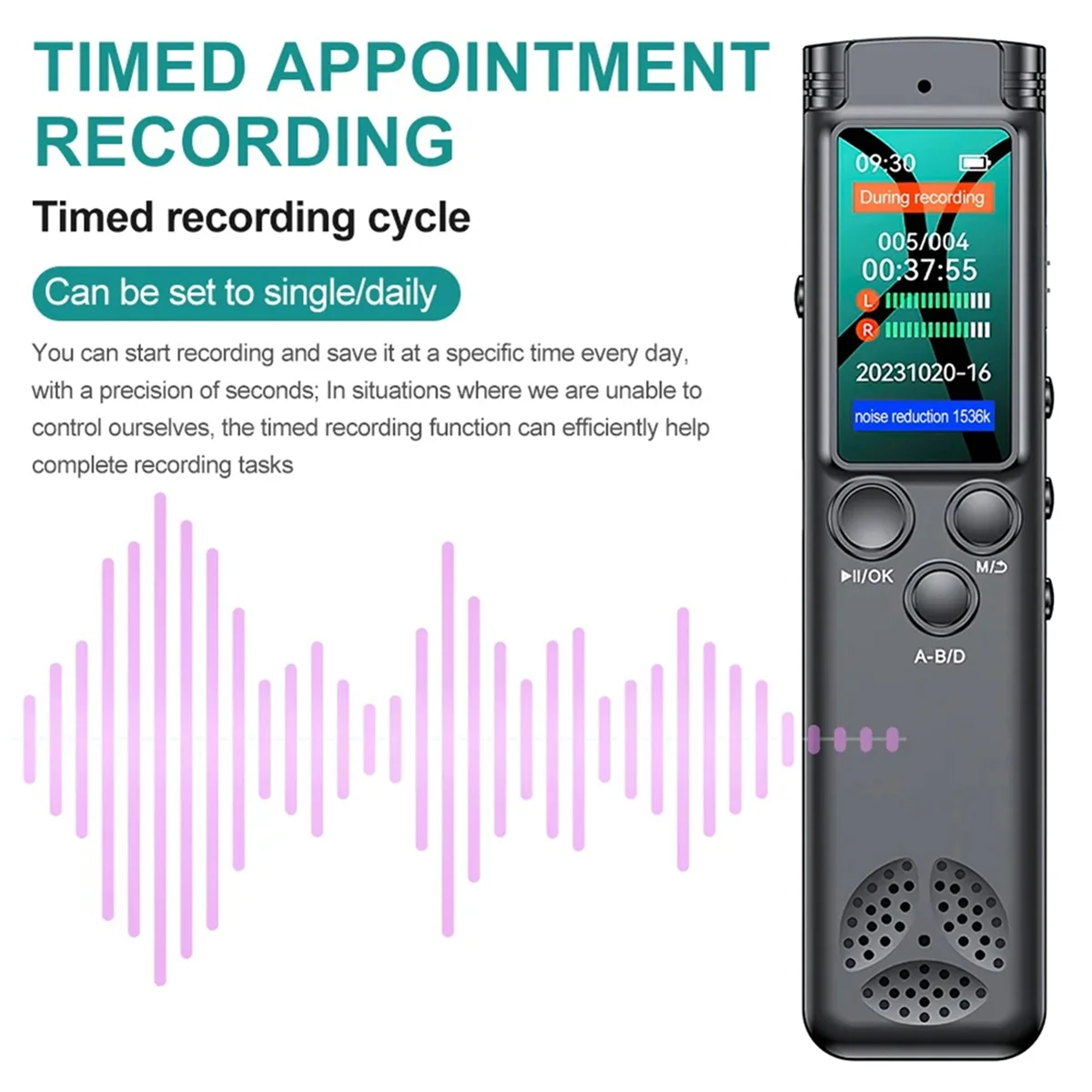Digital-Voice-Recorder-Dictaphone-Audio-MP3-Player-Sound-Recording ...