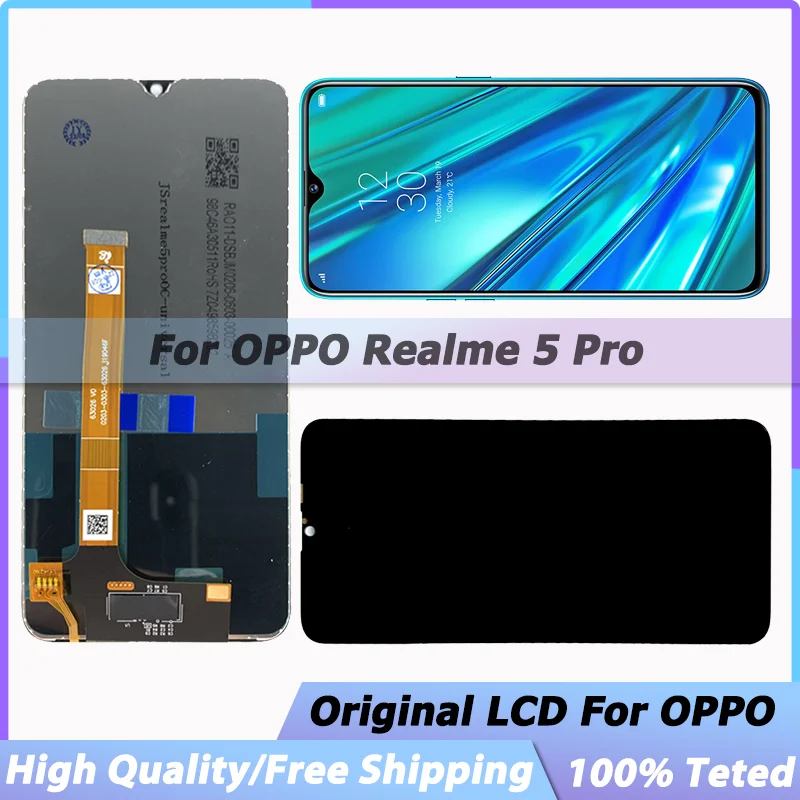 6.3 inch LCD For OPPO Realme 5 Pro LCD Sisplay Touch Panel Screen ...