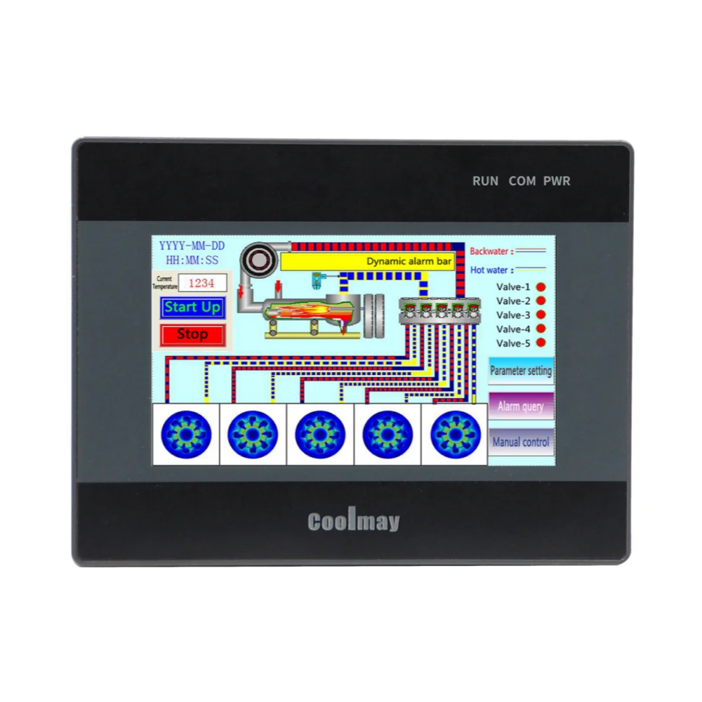 Coolmay-NTC10K-Temperature-Controller-Display-Integrado-HMI-PLC-Tudo-em ...