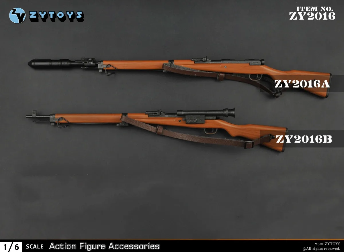 ZYTOYS ZY2016 1/6 Scale Type 99 Sniper Rifle Model WWII For 12" Action ...