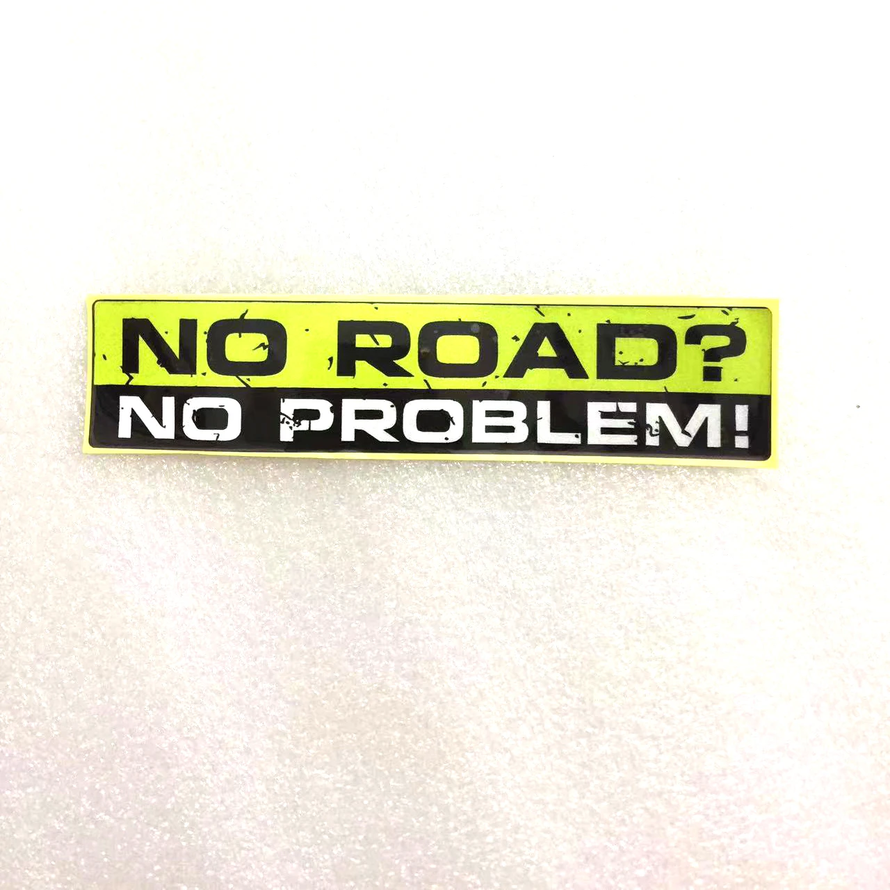 Warning Decals NO ROAD NO PROBLEM Decal Car Sticker Waterproof Vinyl ...