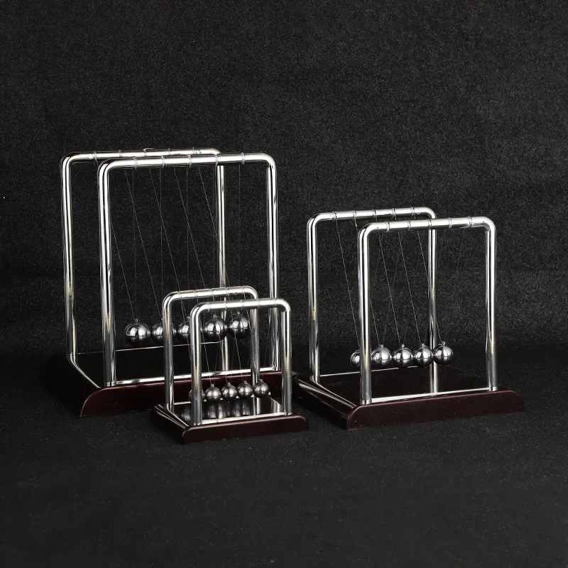 Newton-Cradle-Balance-Steel-Balls-Science-Pendulum-Desk-Toy-Metal ...