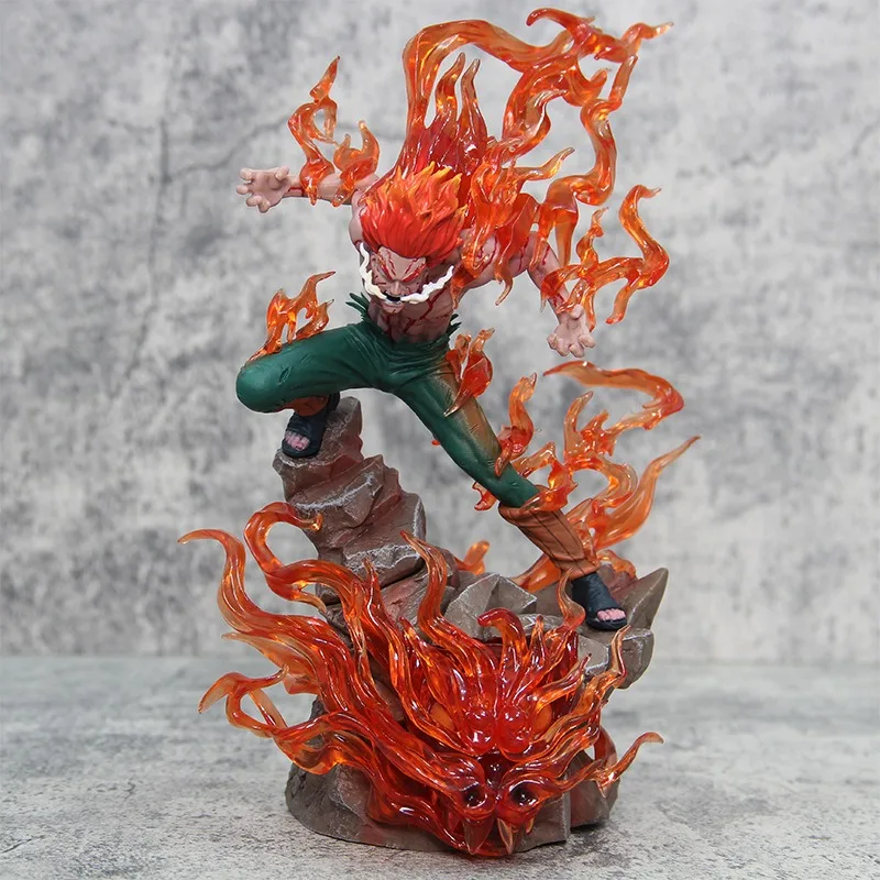 26cm-Naruto-Figure-Might-Guy-Anime-Figure-With-Light-Might-Guy-Figures ...