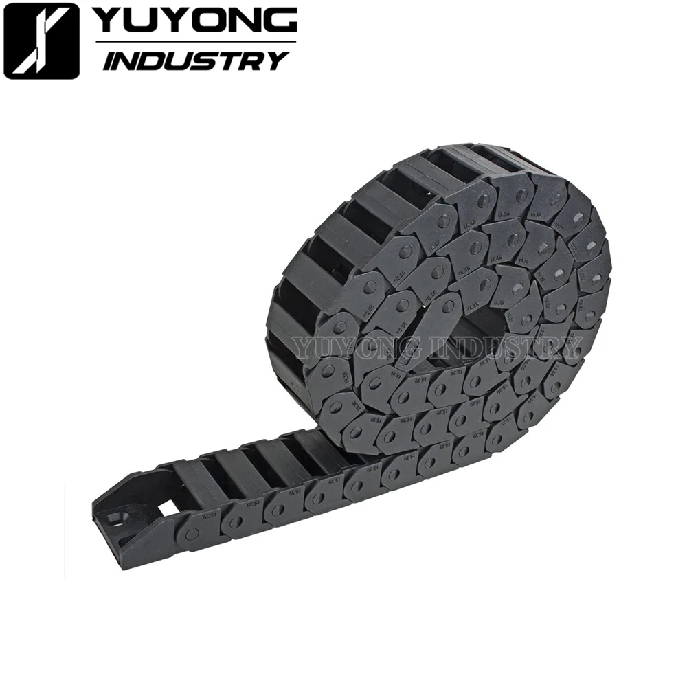 15x30mm-1000mm-length-Open-Drag-Cable-Chain-with-End-Connectors-Wire ...