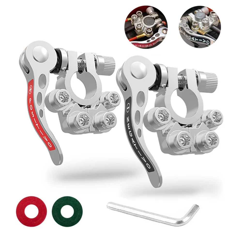 1 Pair car battery terminal Quick disconnect auto cables connectors ...