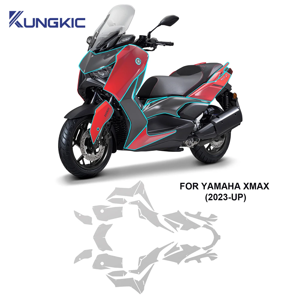 TPU Film for YAMAHA XMAX 2023 2024 2025 2026 Paint Protection Anti ...