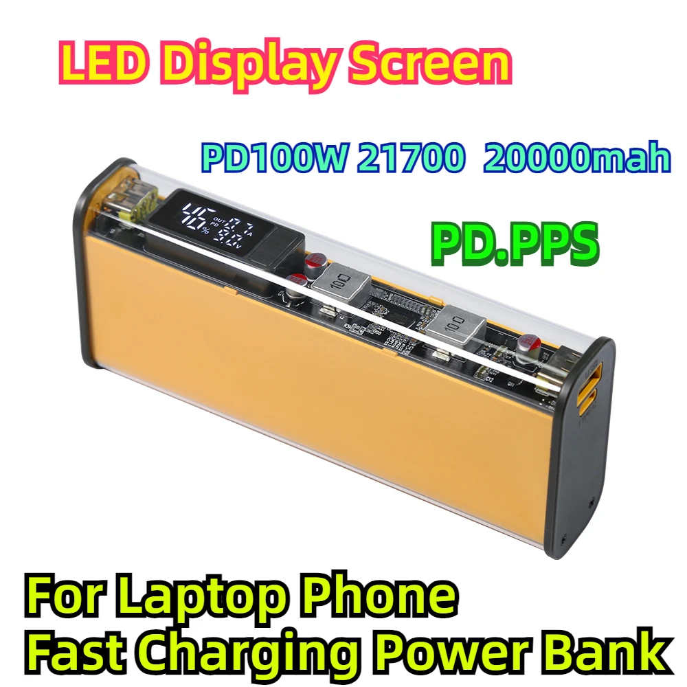 PD100W-21700-20000mah-PPS-LED-Display-Screen-For-Laptop-Phone-Fast ...