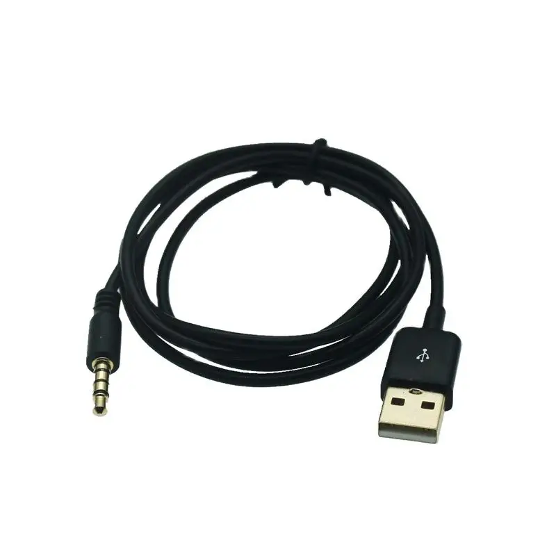 Câble audio auxiliaire USB vers mâle 3.5mm, câble adaptateur USB A vers ...