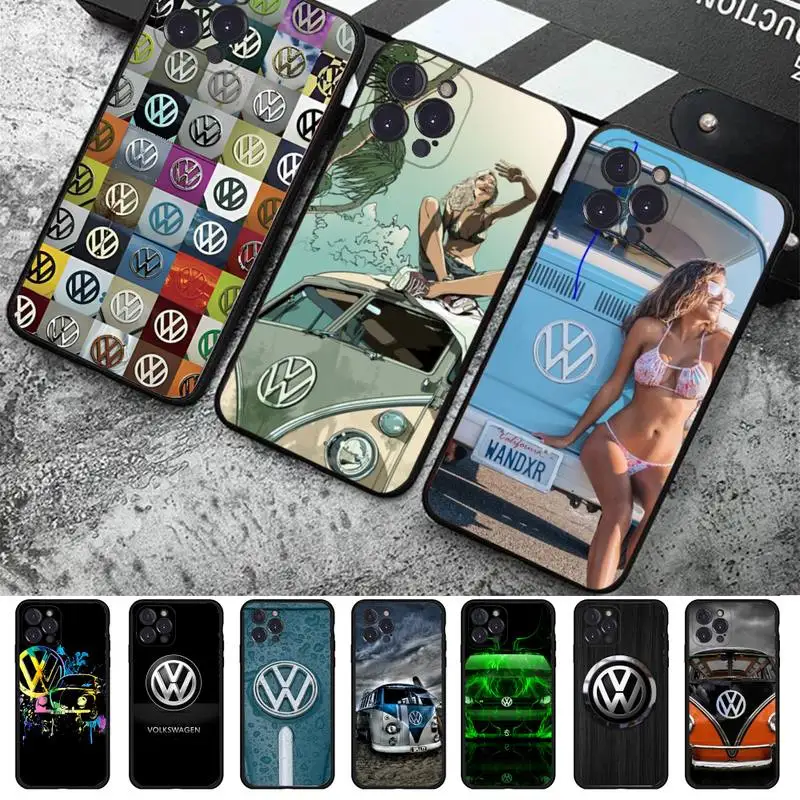 Hot Car v volkswagen Logo Phone Case For iPhone 8 7 6 6S Plus X SE 2020 ...