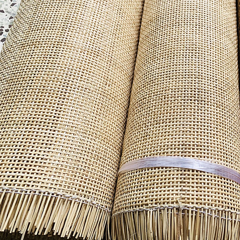 Natural Rattan Indonesian Cane Webbing Roll Material for Furniture ...