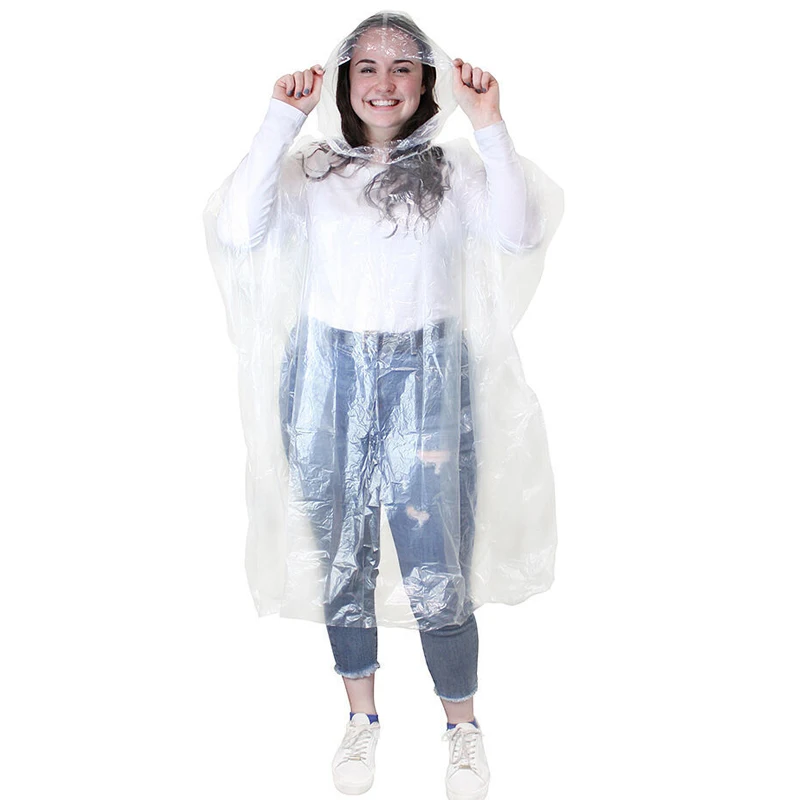6pcs-Disposable-Raincoat-for-Men-And-Women-Thickened-Waterproof-Rain ...