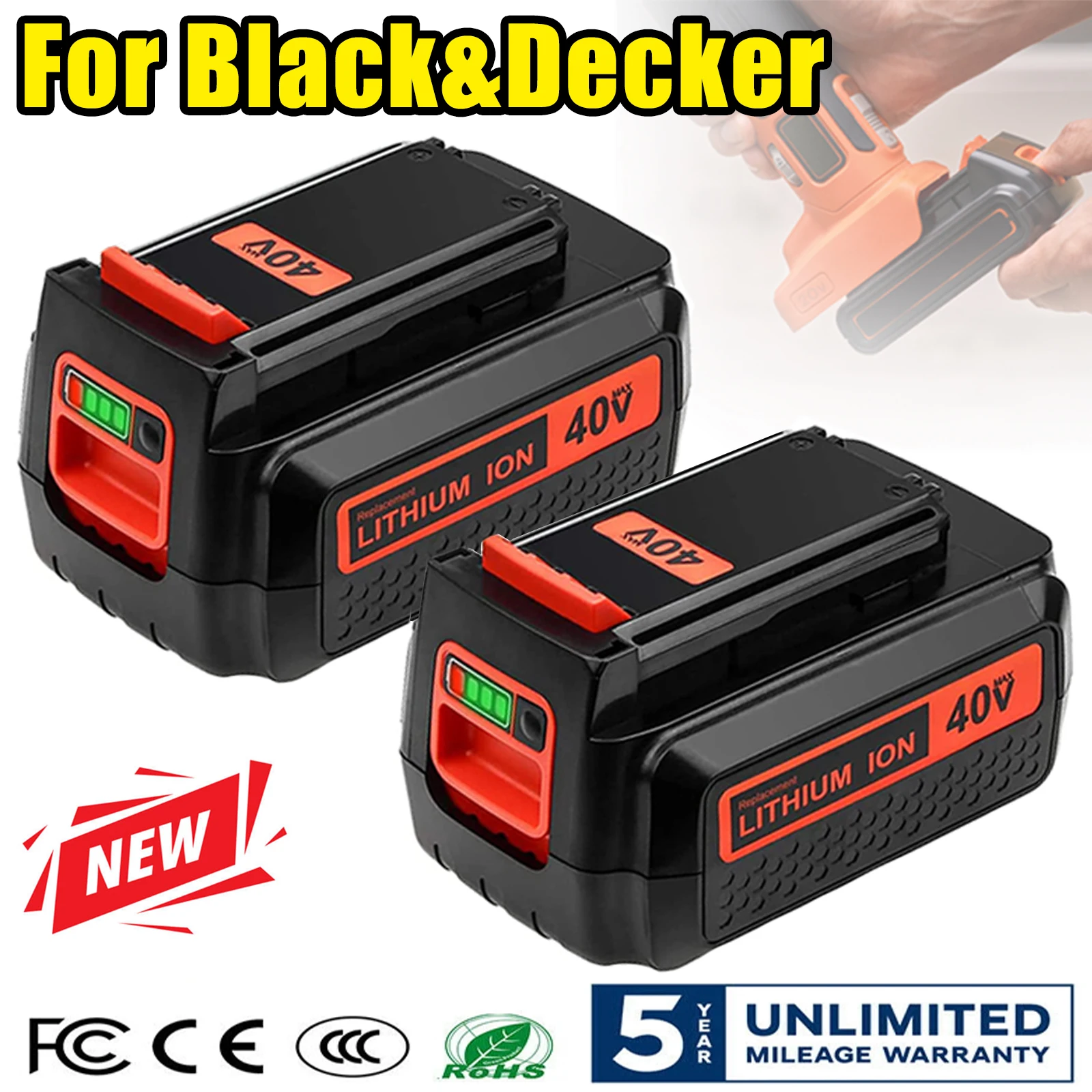 Batterie-de-rechange-pour-outil-sans-fil-Black-Decker-36V-40V-3-5-Ah ...
