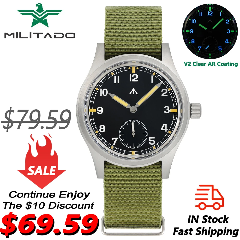 Militado-D12-Quartz-Watch-Men-VD78-Movement-Domed-Sapphire-Crystal-V2 ...
