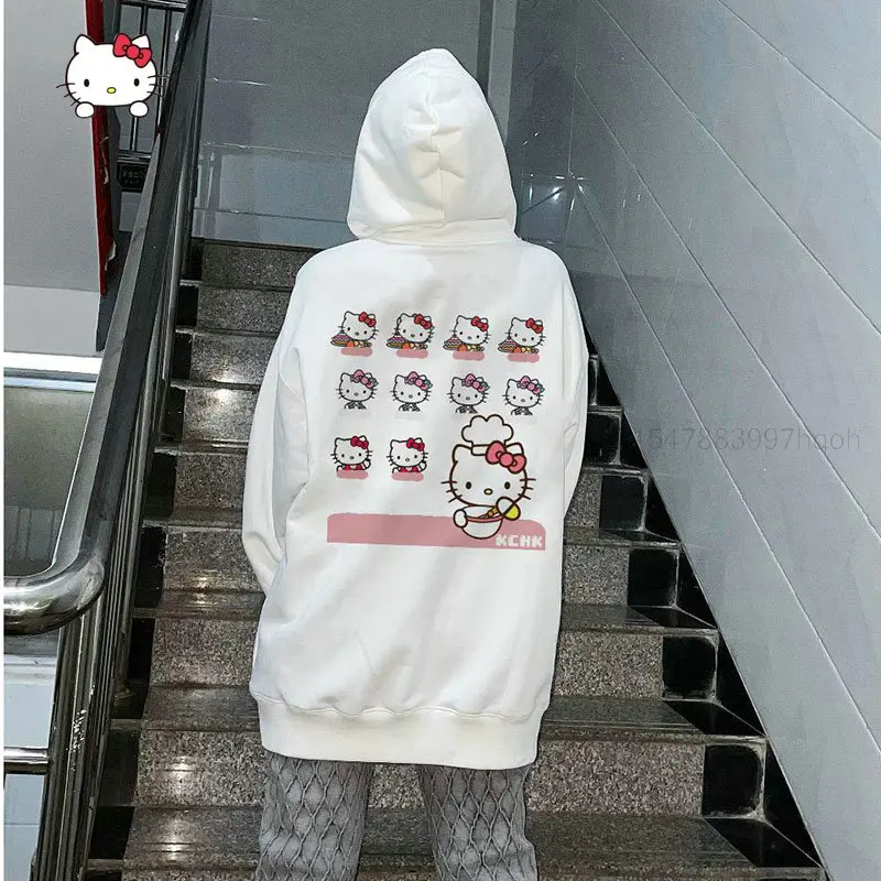 Sudadera con capucha de manga larga para mujer, suéter con estampado de ...