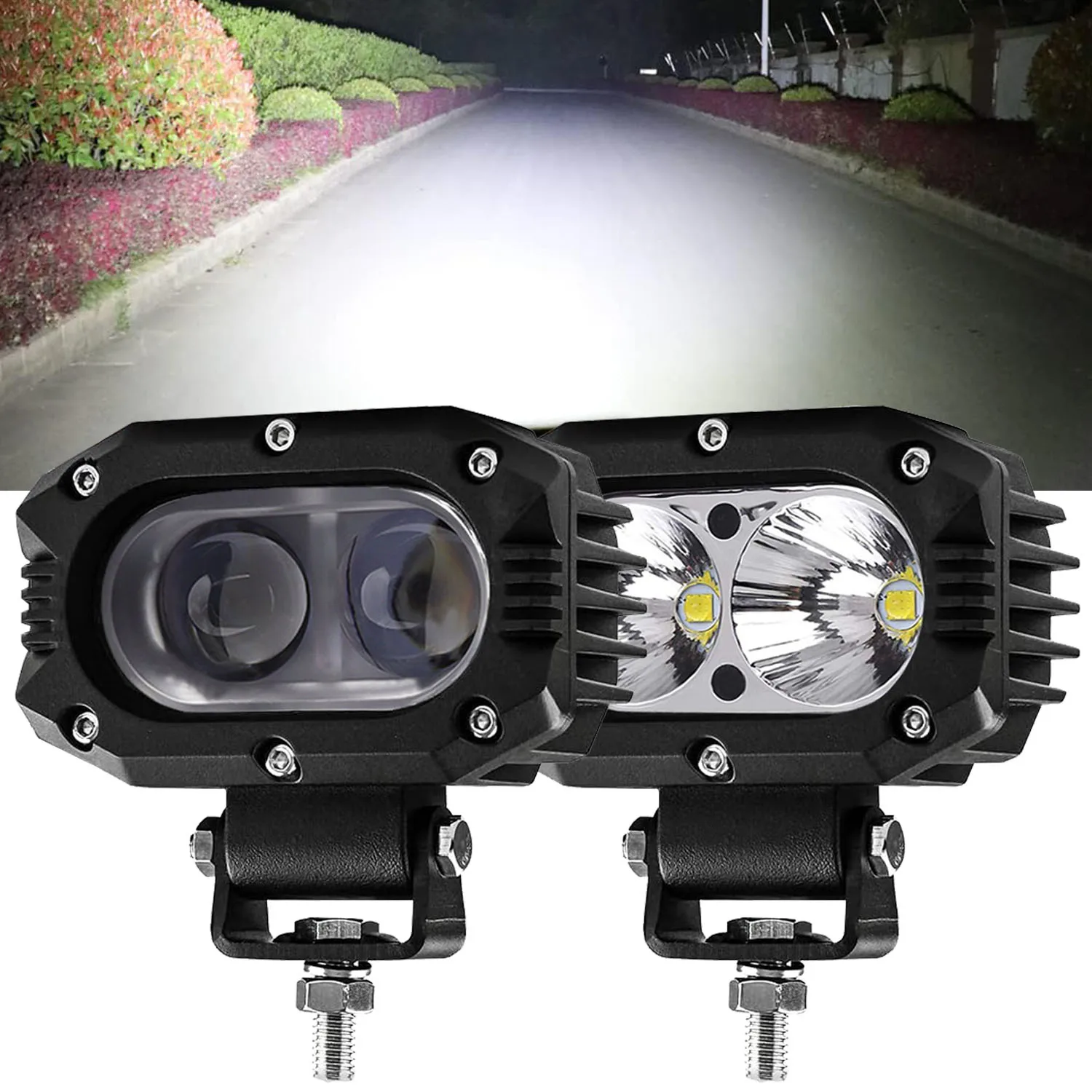4-Inch-LED-Pods-Light-Spot-Flood-Beam-9V-30V-Waterproof-Led-Work-Fog ...