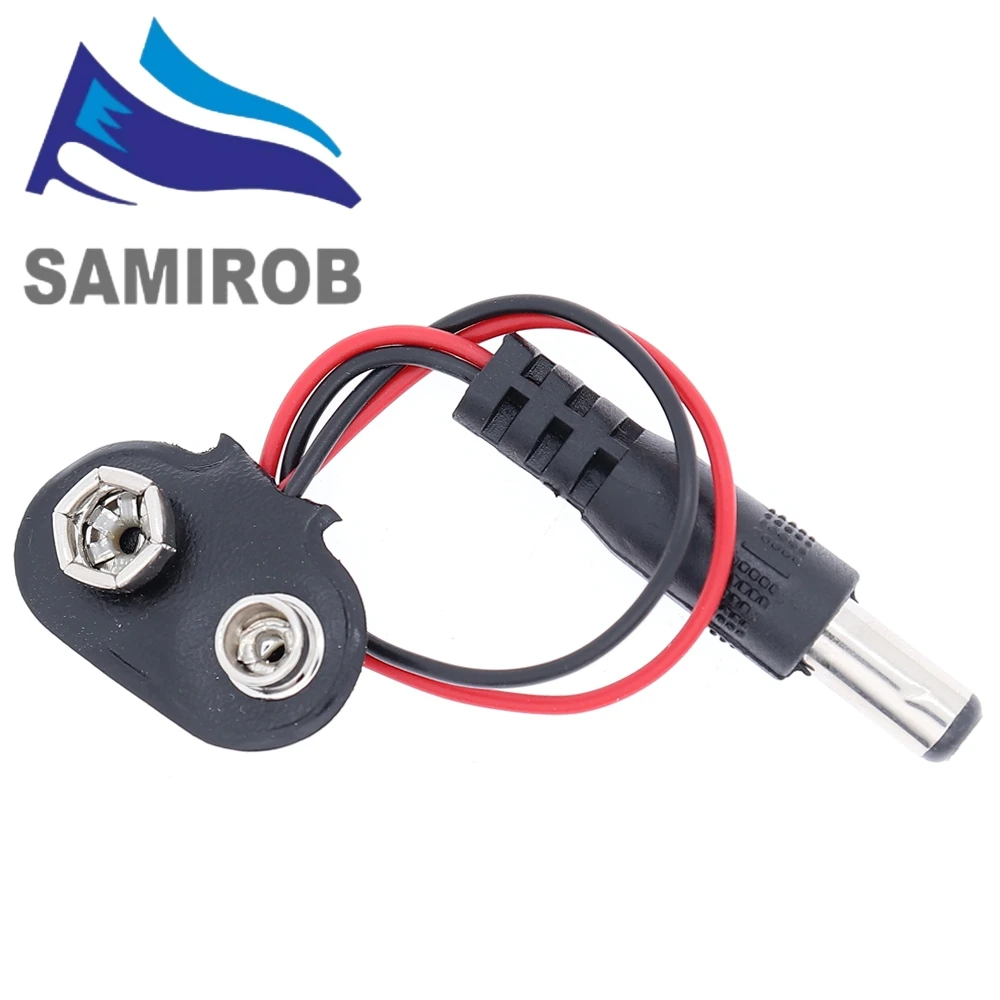 1-5-10pcs-9V-DC-Battery-Power-Cable-Plug-Clip-Barrel-Jack-Connector-for ...
