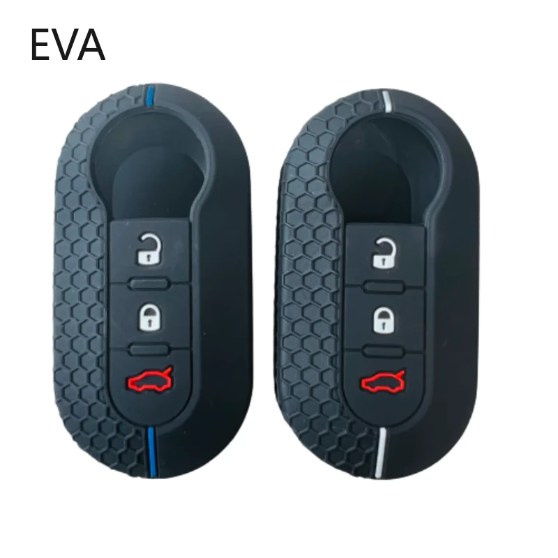Silicone Car Key Case For Fiat 500 Panda Ducato 500l Punto Lancia Musa ...