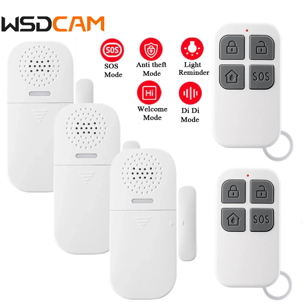 WSDCAM-Door-Window-Alarm-Wireless-Fridge-Alarm-Kids-Safety-Remote ...