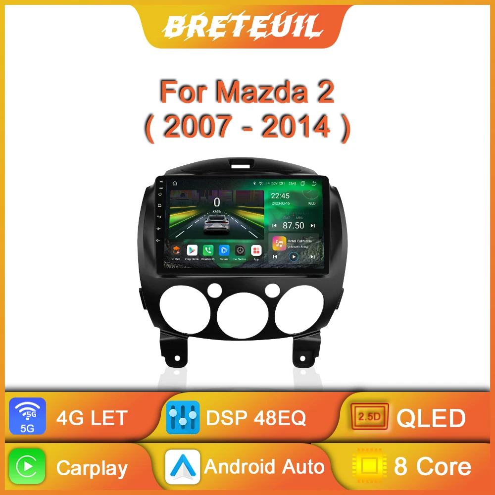 Android-Car-Radio-For-MAZDA-2-Mazda2-2007-2014-Multimedia-Video-Player ...