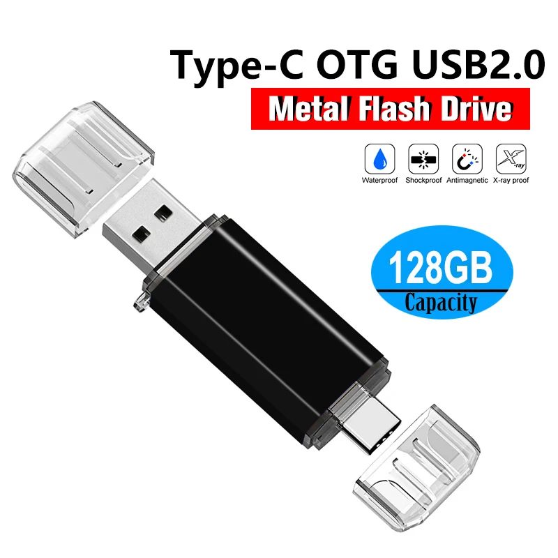 Clé Usb Haute Vitesse De Type C 128g, Clé Usb Otg, Clé Usb 128 Go, Clé ...