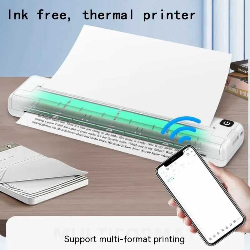 A4-Thermal-Printer-Small-Home-Office-Bluetooth-Wireless-Handheld ...