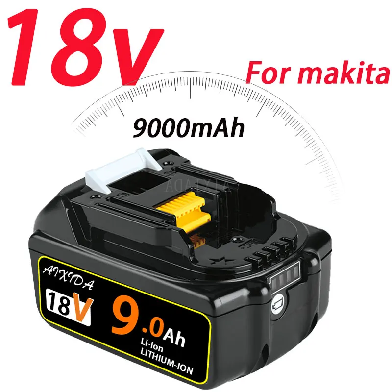 Bateria 18v volt de 9000mah para baterias recarregáveis 9.0ah bl1860 batteri bl1840 bl1850 ...
