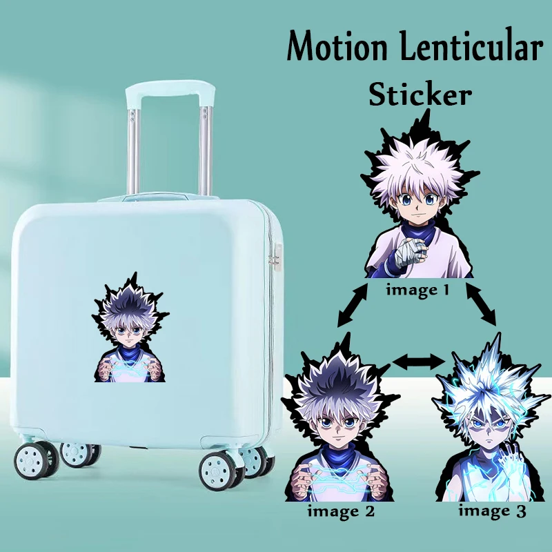 Hunter X Hunter Killua Zoldyck Anime Motion Suitcase Sticker Waterproof ...