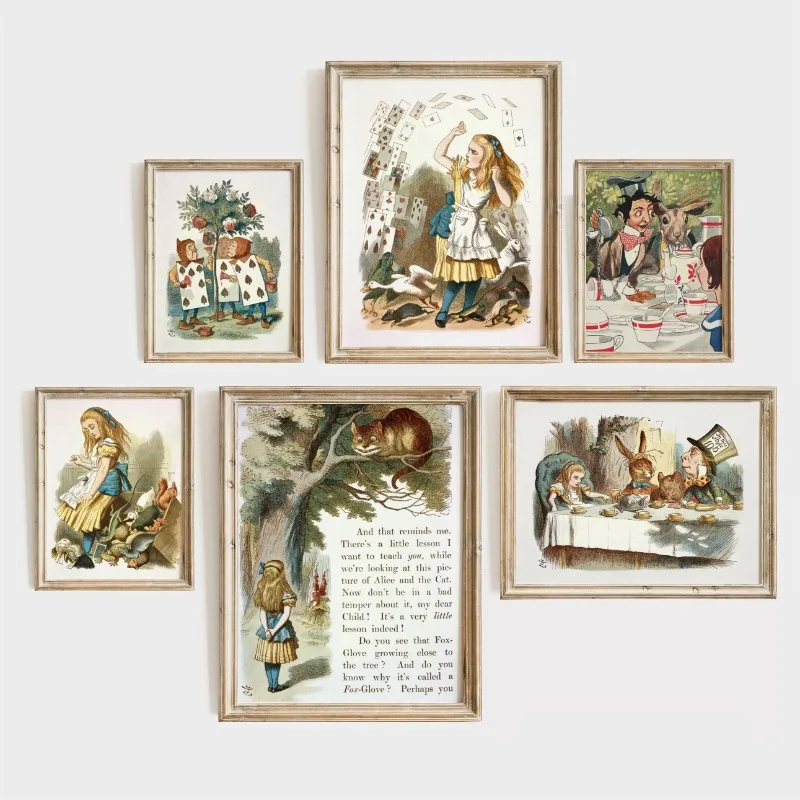 Vintage-Alice-in-Wonderland-Classic-Fairy-Tales-Posters-and-Prints ...