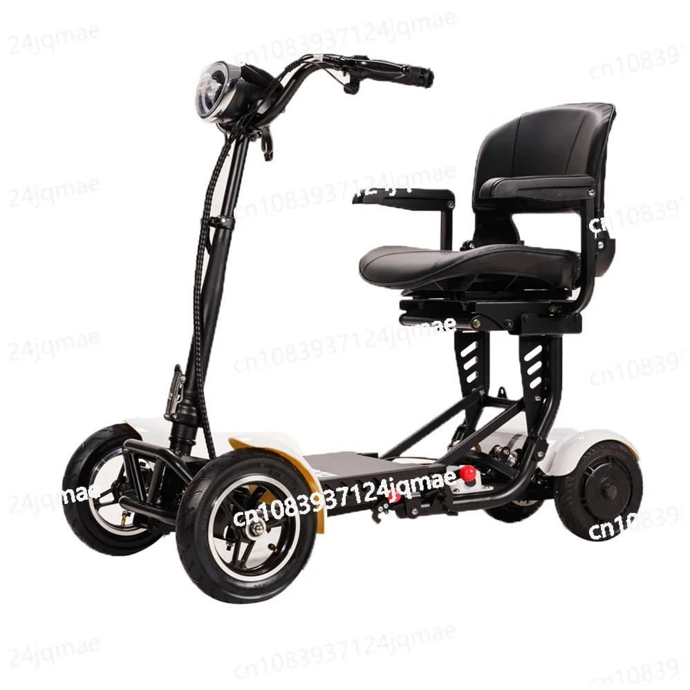 Disability-Adult-Foldable-Medical-4-Wheel-Folding-Electric-Wheelchair ...
