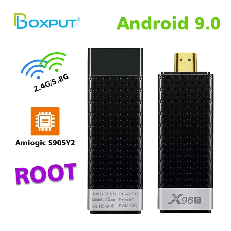 X96S-Android-Smart-TV-Stick-OS-8-1-Amlogic-S905Y2-Quad-Core-10Bit-BT4-2 ...