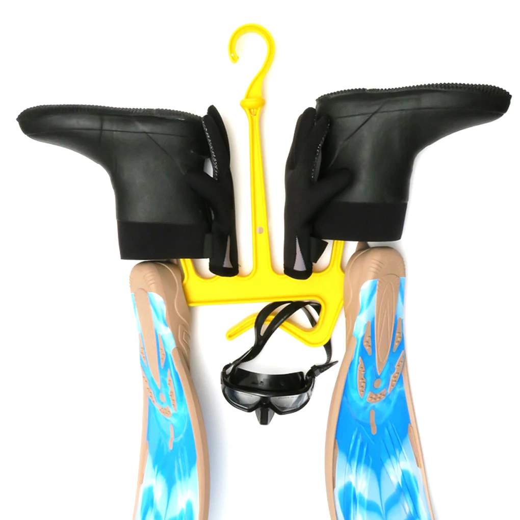 Diving Hanger Plastic Wetsuit Drysuit Boots Breathing Tube Fins Drying ...