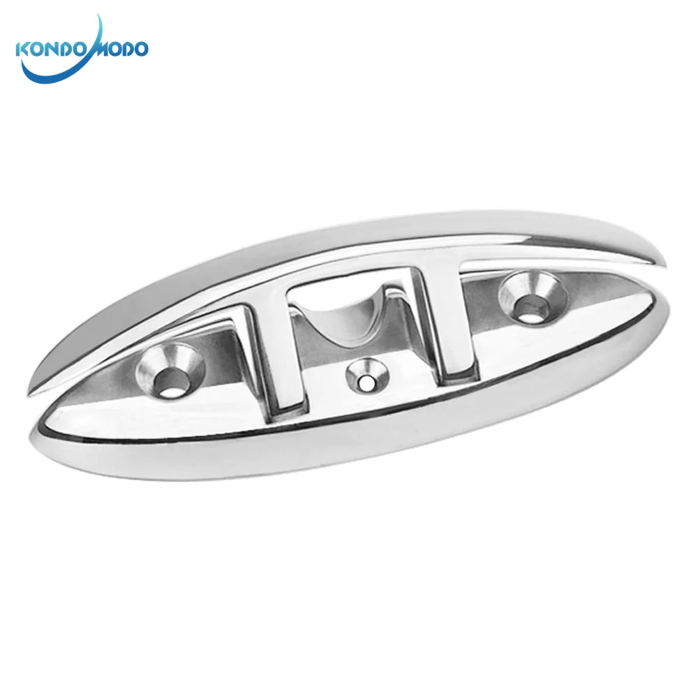 316-Stainless-Steel-Boat-Flip-Up-Folding-Pull-Up-Cleat-Dock-Deck-Line ...