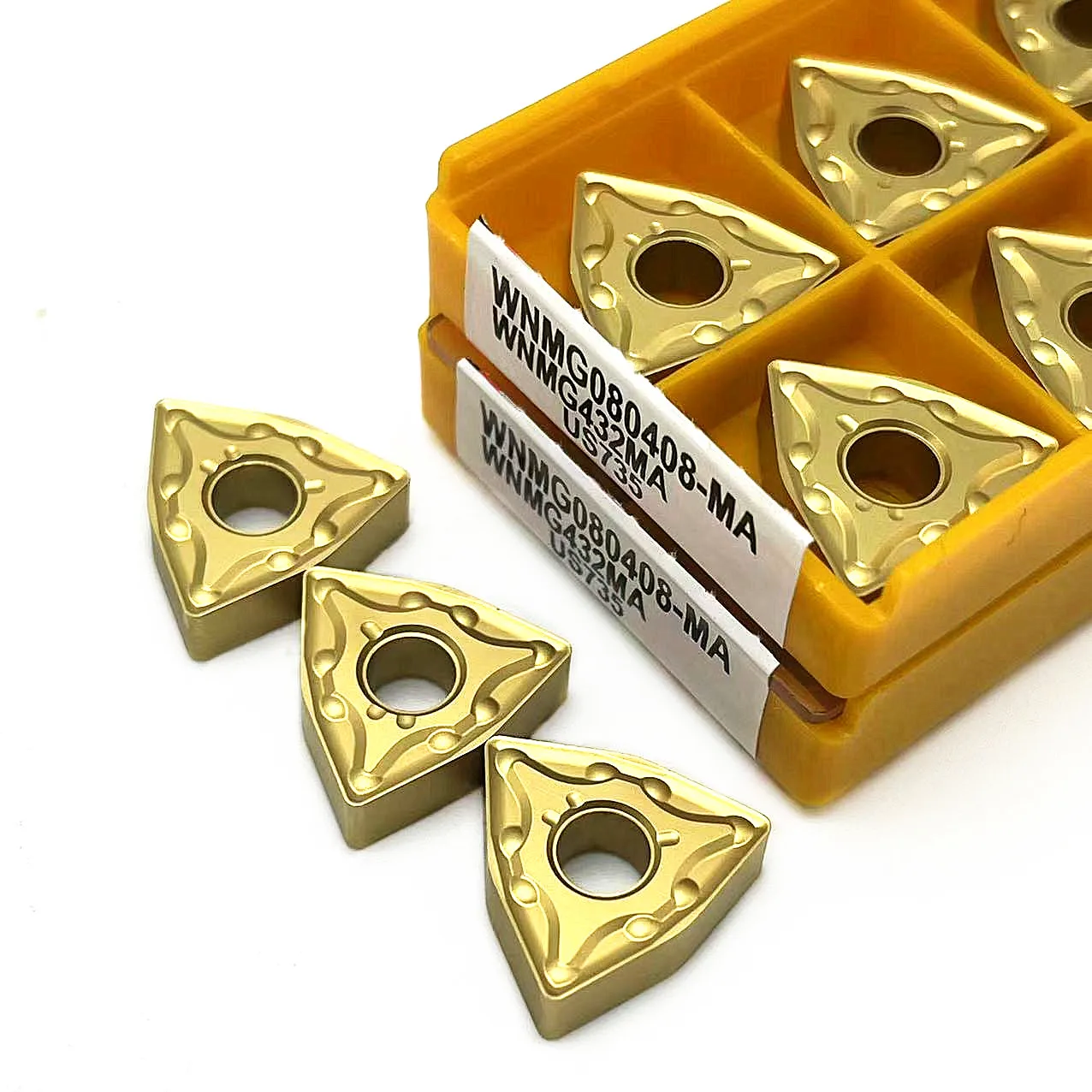 10PCS-Carbide-Inserts-WNMG080408-WNMG080404-MA-VP15TF-UE6020-US735-CNC-Lathe-Metal-Cutter ...