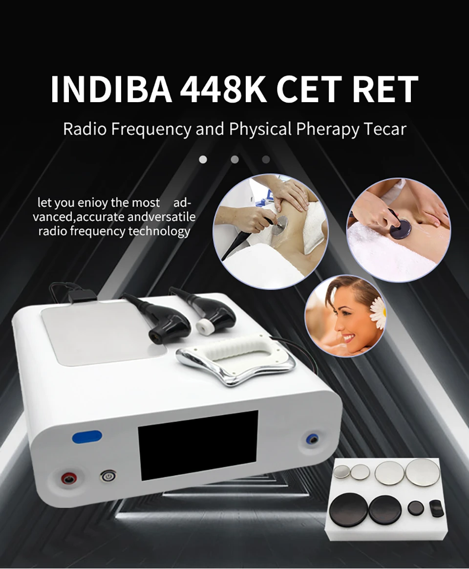 448KHZ Cavitation System RF Machine Radio Frequency Physiotherapy Skin ...