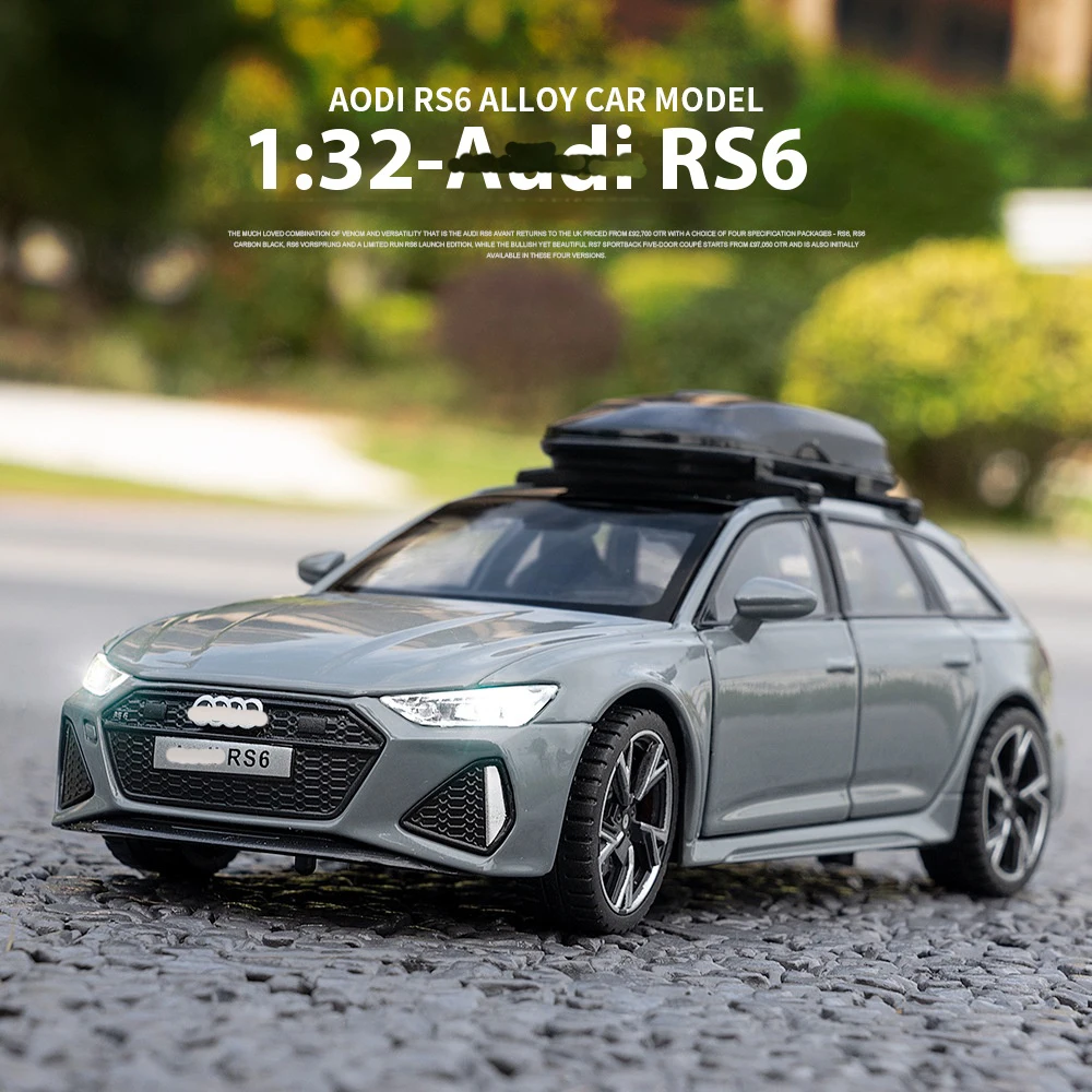 Aindi-RS6-Quattro-Station-Wagon-Alloy-Car-Model-Diecasts-Brinquedo-com ...