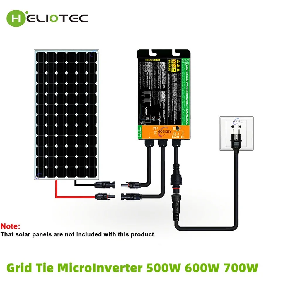 HELIOTEC Micro Inverter MPPT for Solar PV Grid Tie System 500W 600W ...