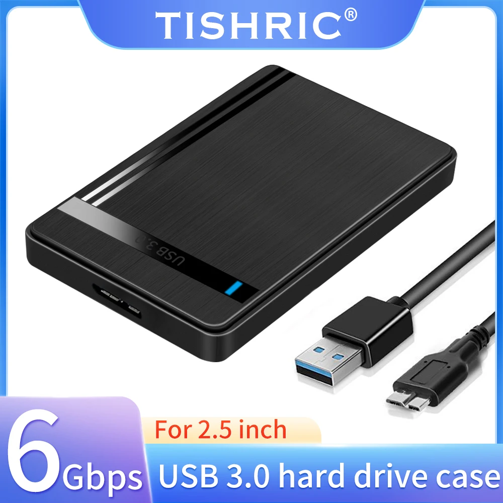 TISHRIC-SATA-to-USB-3-0-Hard-Drive-Case-Enclosure-2-5-Hard-Drive-Case ...