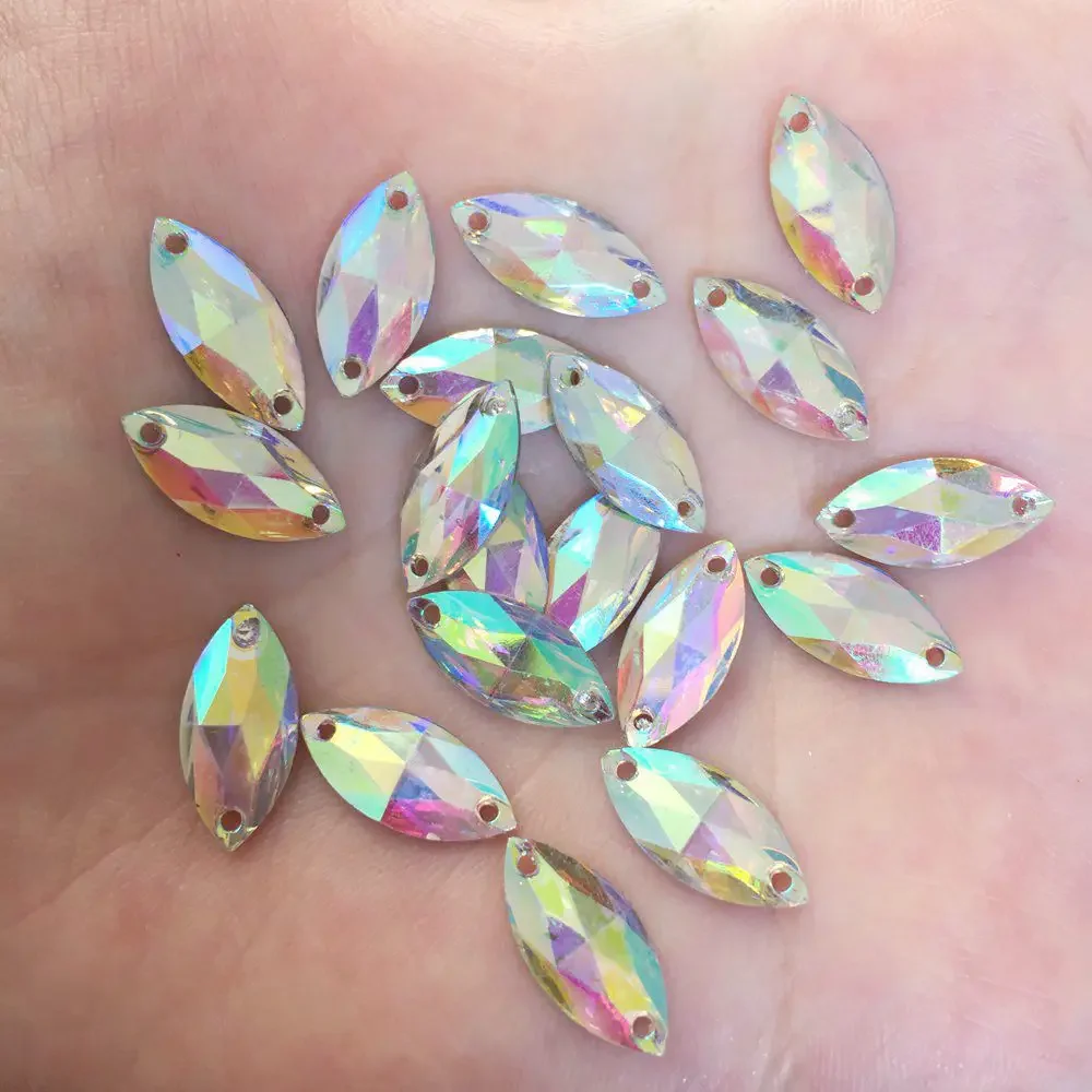 100Pcs-Shiny-Resin-7-15mm-Horse-Eye-Gem-Flatback-Rhinestone-Clothing-2 ...