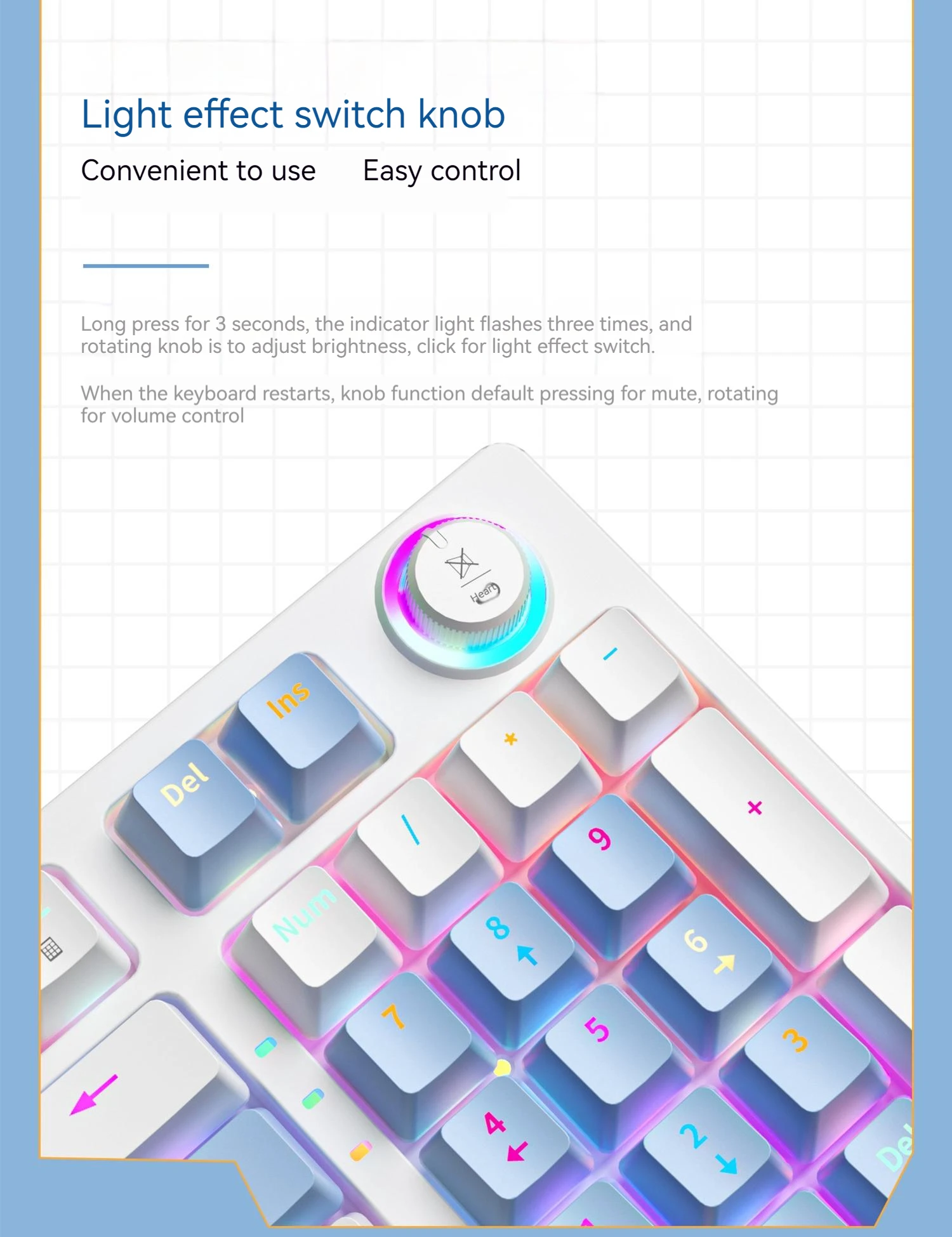 ZIFRIEND ZA981 98-Key RGB Hot-Swap Wired Mechanical Keyboard